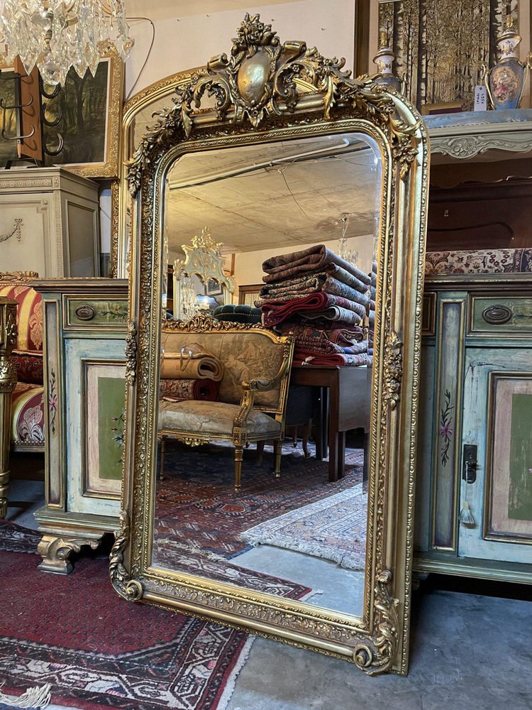 French Gilt Frame Mirror for sale at Pamono