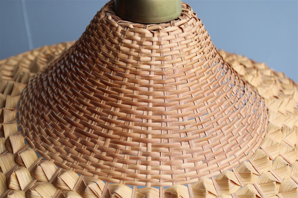 Woven Straw Dome Ceiling Lights, Sardinia, 1950s, Set of 2 for sale at ...