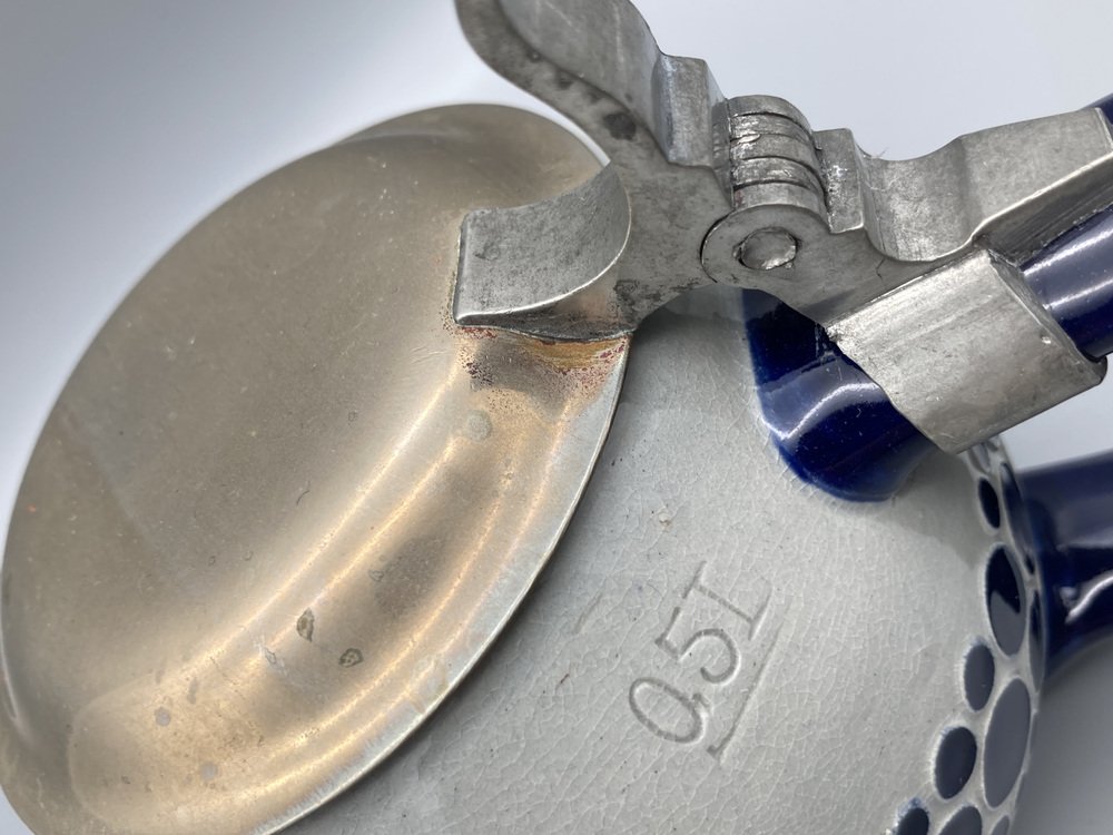 Art Nouveau Model 503 Equestrian Beer Mugs by Leopold Moritz & Karl ...