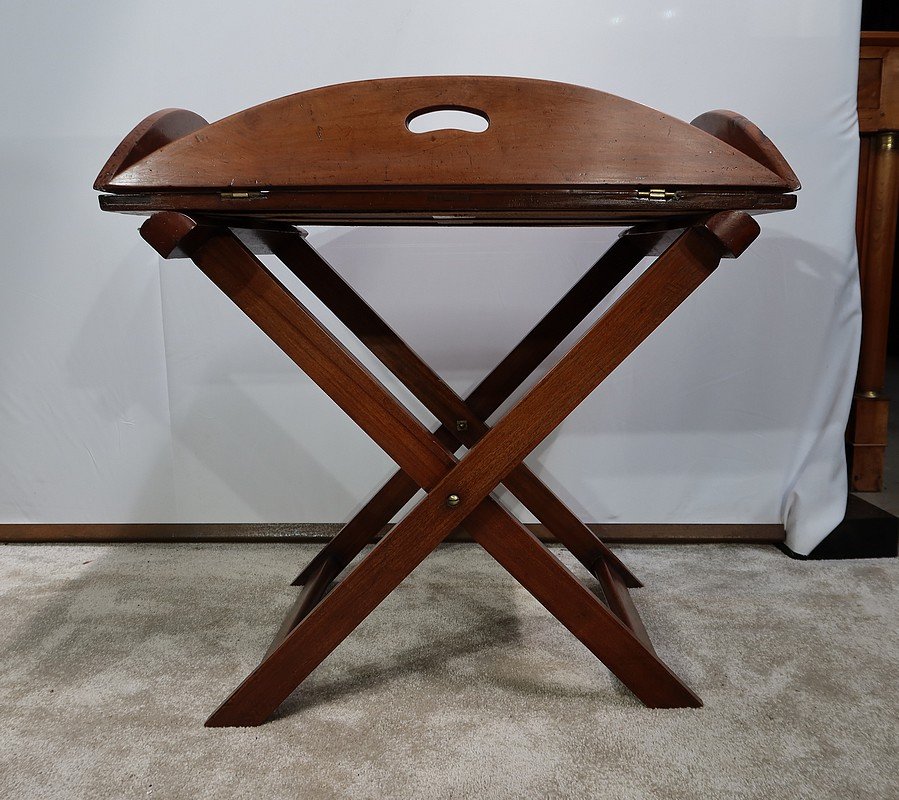 Late 19th Century Butler Boat Side Table on Trestles, 1890s for sale at ...