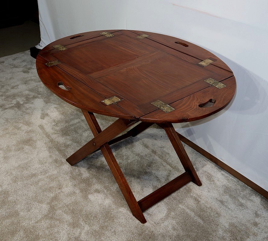 Late 19th Century Butler Boat Side Table on Trestles, 1890s for sale at ...