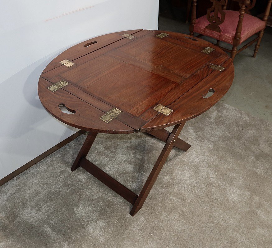 Late 19th Century Butler Boat Side Table on Trestles, 1890s for sale at ...