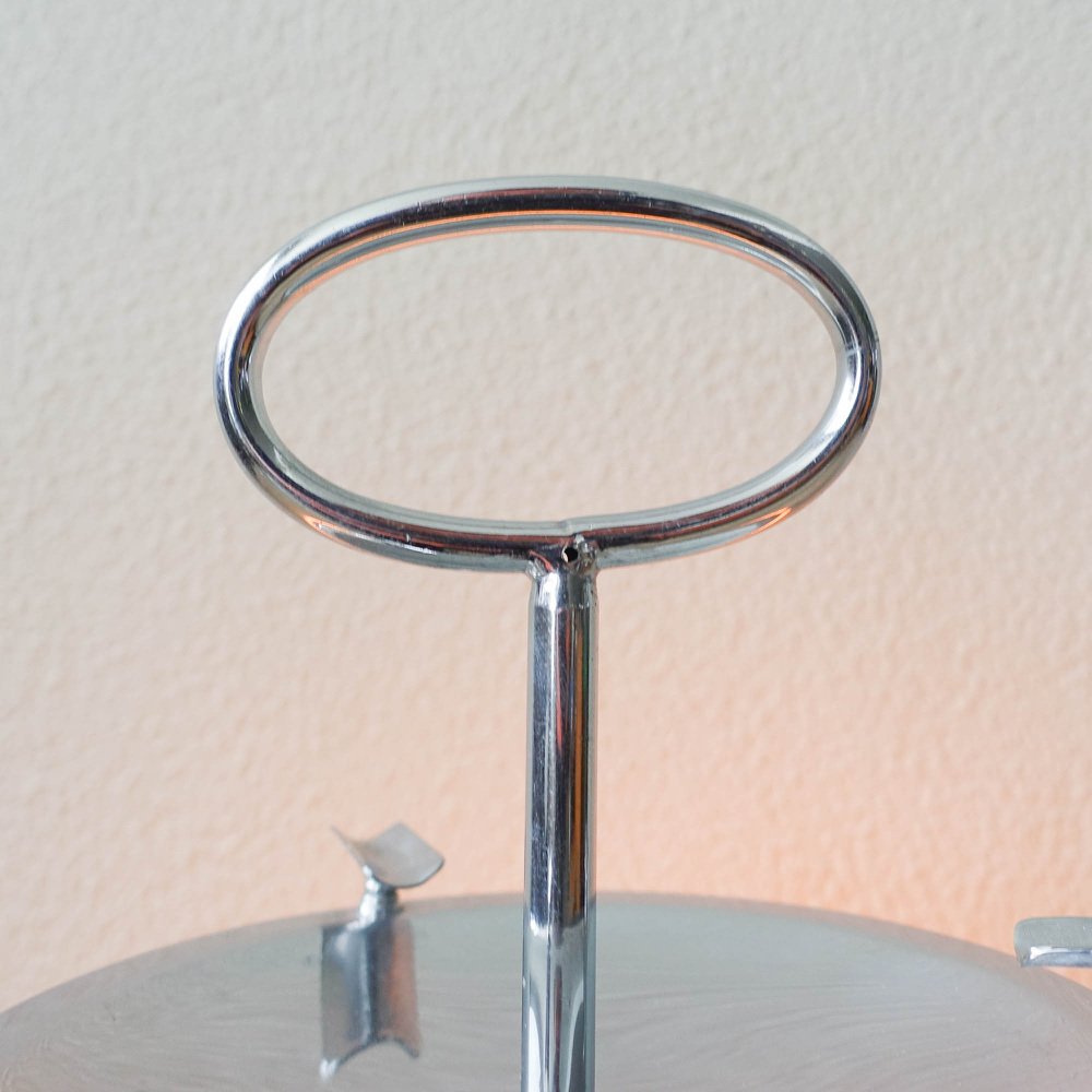 Portuguese Pink Opaline Glass Ashtray Floor Lamp, 1960s for sale at Pamono