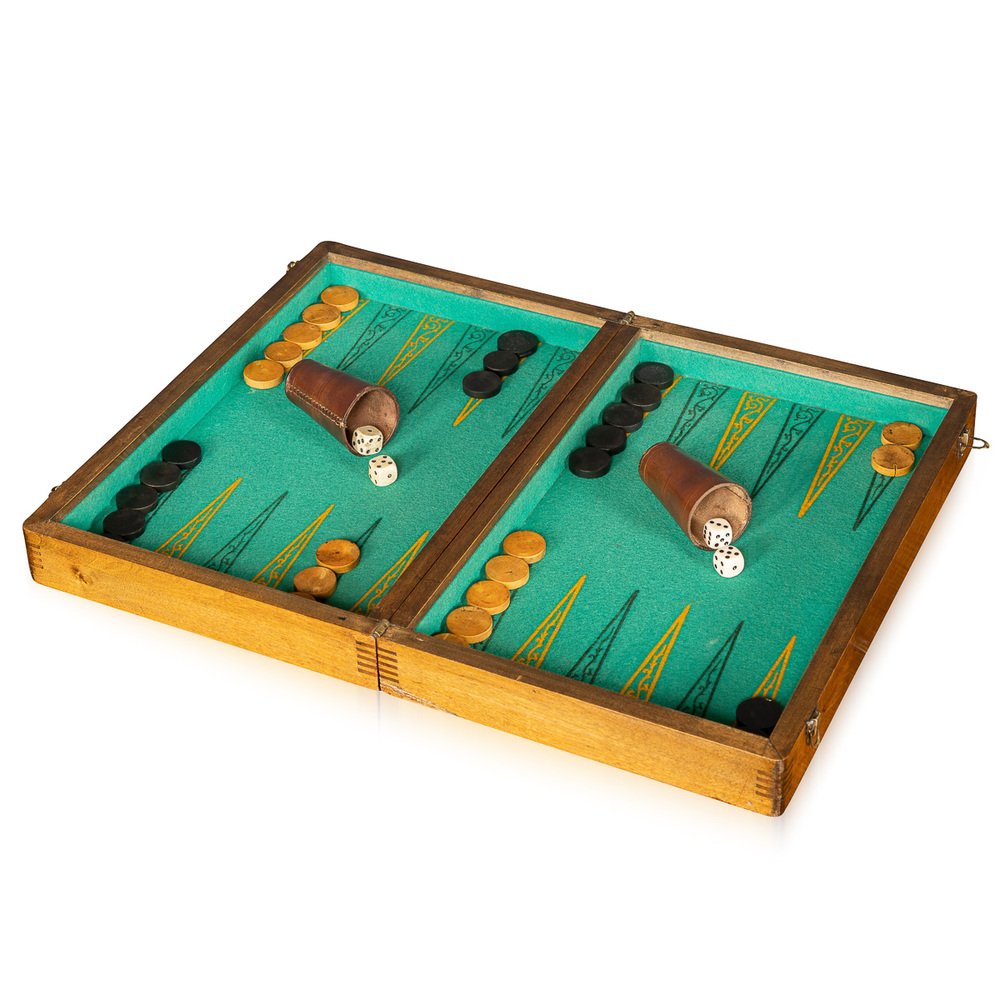 20th Century British Backgammon & Draughts Game Box, 1950s for sale at ...