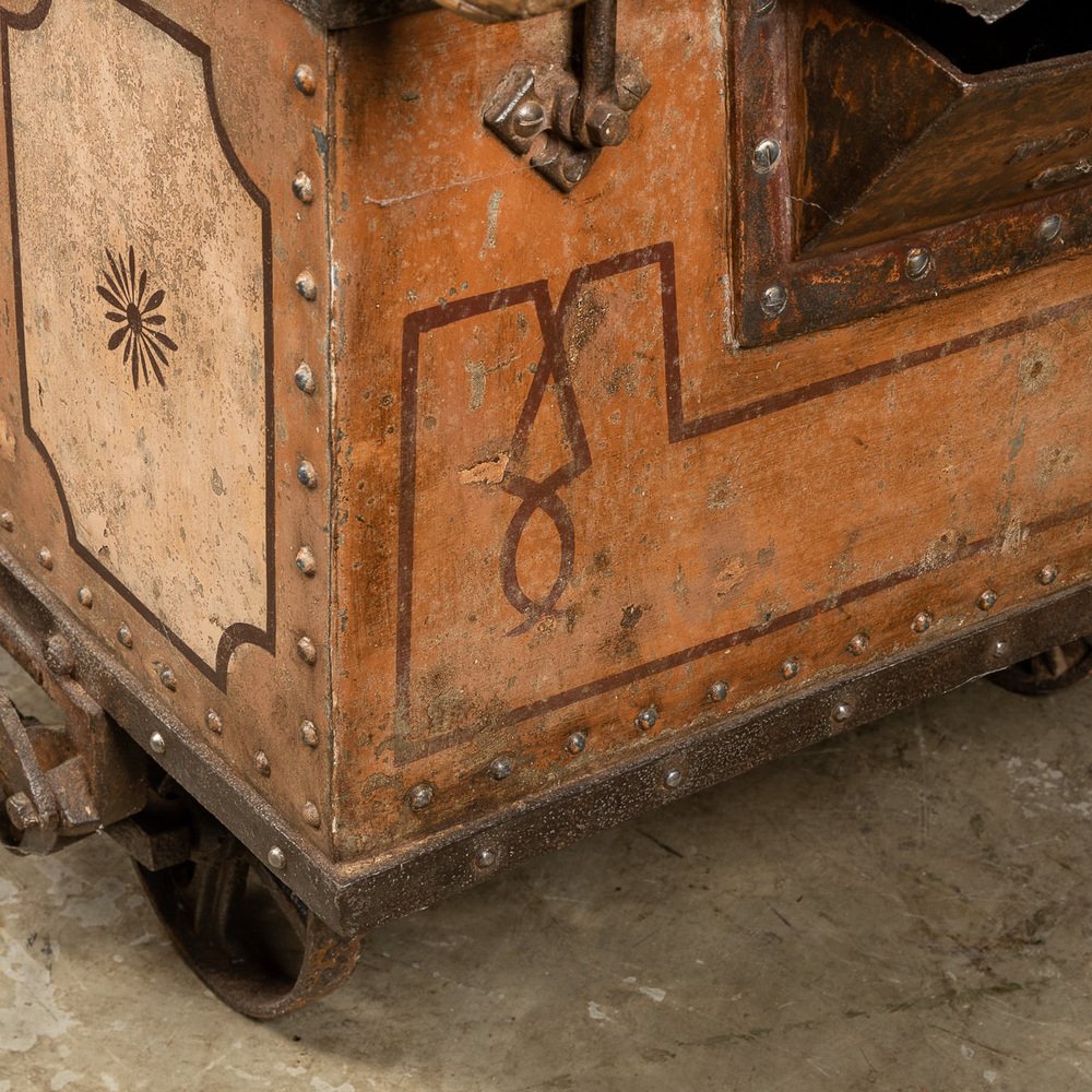 19th Century Victorian Freight Carriage with Oak Top, 1880s for sale at ...
