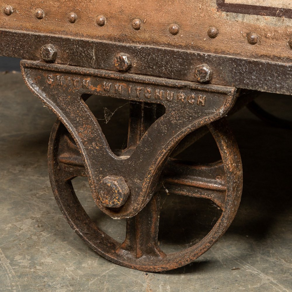 19th Century Victorian Freight Carriage with Oak Top, 1880s for sale at ...