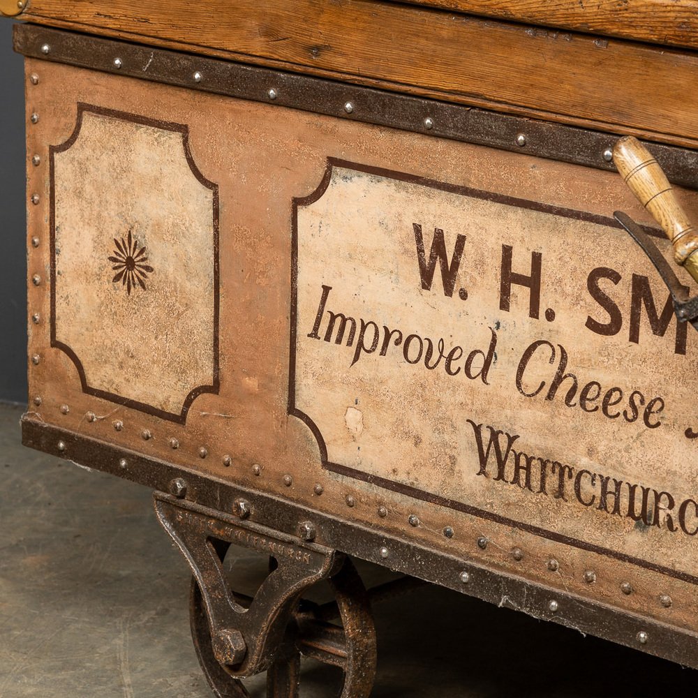 19th Century Victorian Freight Carriage with Oak Top, 1880s for sale at ...