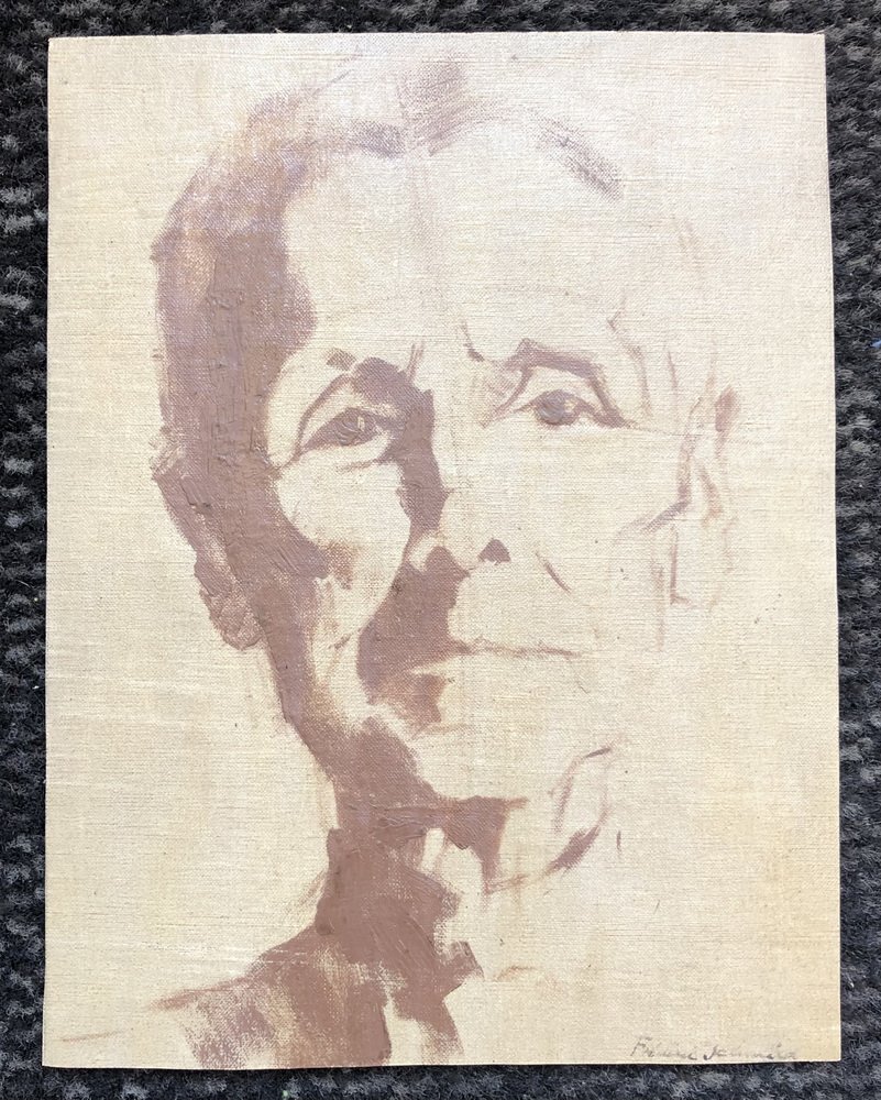 Frédéric Schmied, Étude de portrait, Oil on Canvas for sale at Pamono