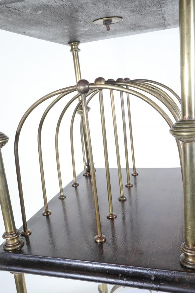 Regency Style Brass Letter Table, 1920s for sale at Pamono