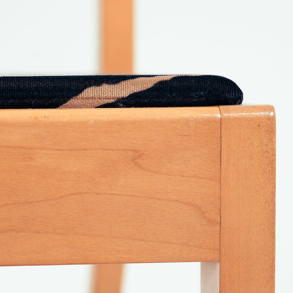 Dutch Zebra Dining Chairs by Castelijn, 1989s, Set of 6 for sale at Pamono