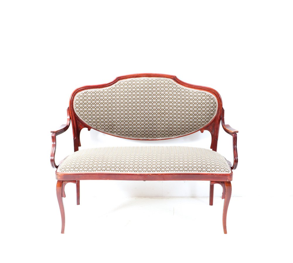 Vienna Secession Bench or Settee by Jacob & Josef Kohn, 1900s for sale ...