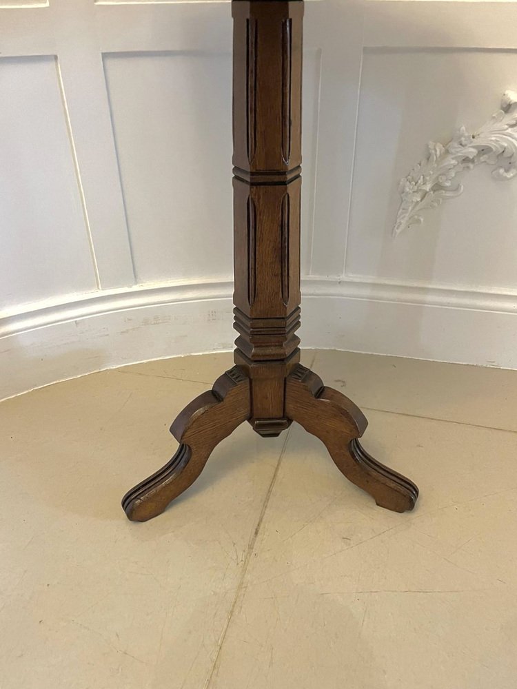 Victorian Oak Lamp Table, 1850s for sale at Pamono