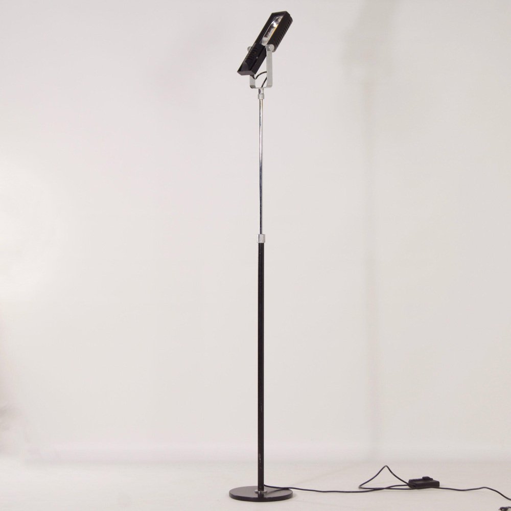 Italian Microphone Shaped Floor Lamp, 1980s for sale at Pamono