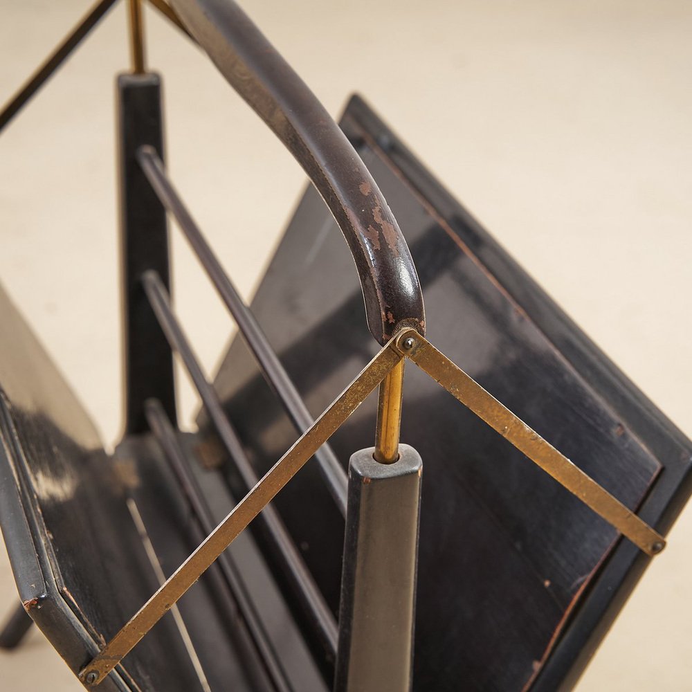 Mid-Century Magazine Rack, 1950s for sale at Pamono