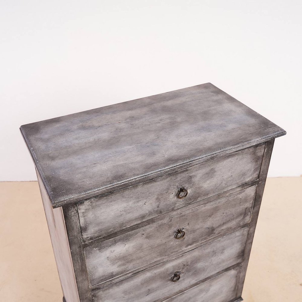 Distressed Chest of 4 Drawers for sale at Pamono