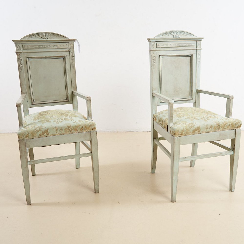 Set of Vintage Mint Green Chairs for sale at Pamono