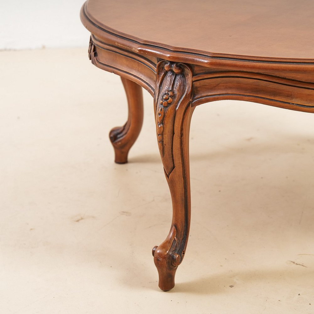 Small Brown Coffee Table for sale at Pamono