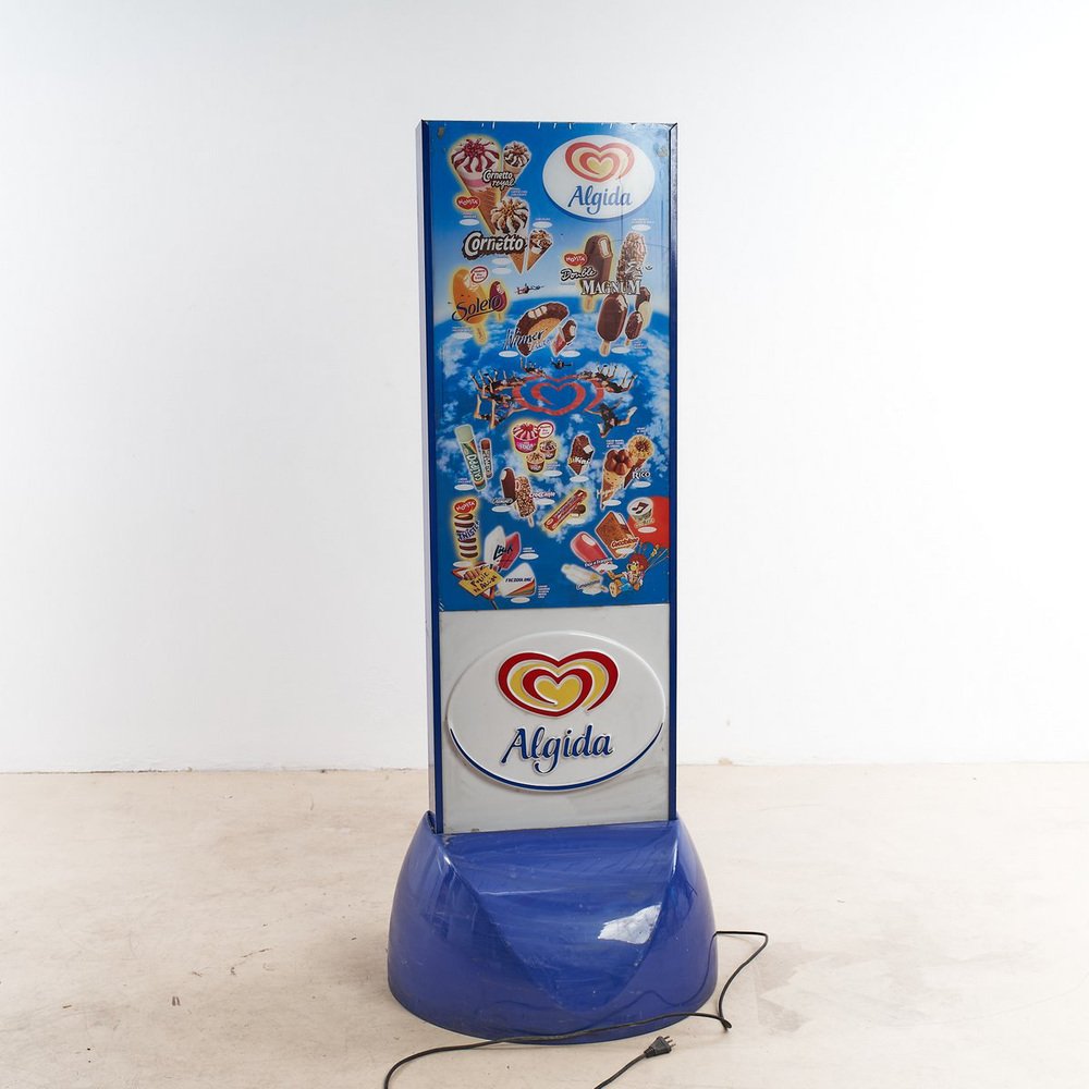 Algida Ice Cream Light Sign for sale at Pamono