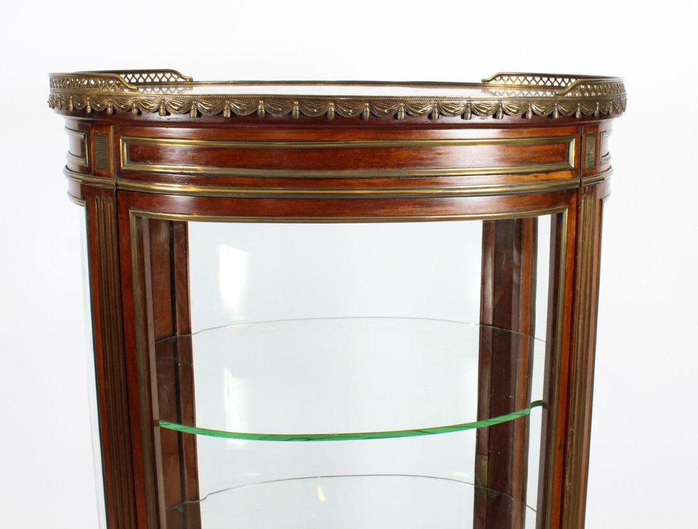Antique French Oval Cabinet, 1800s for sale at Pamono