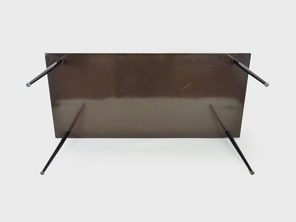 Couchtisch mit Kompassfuß & Südwestkarte von Frankreich von Formica ...