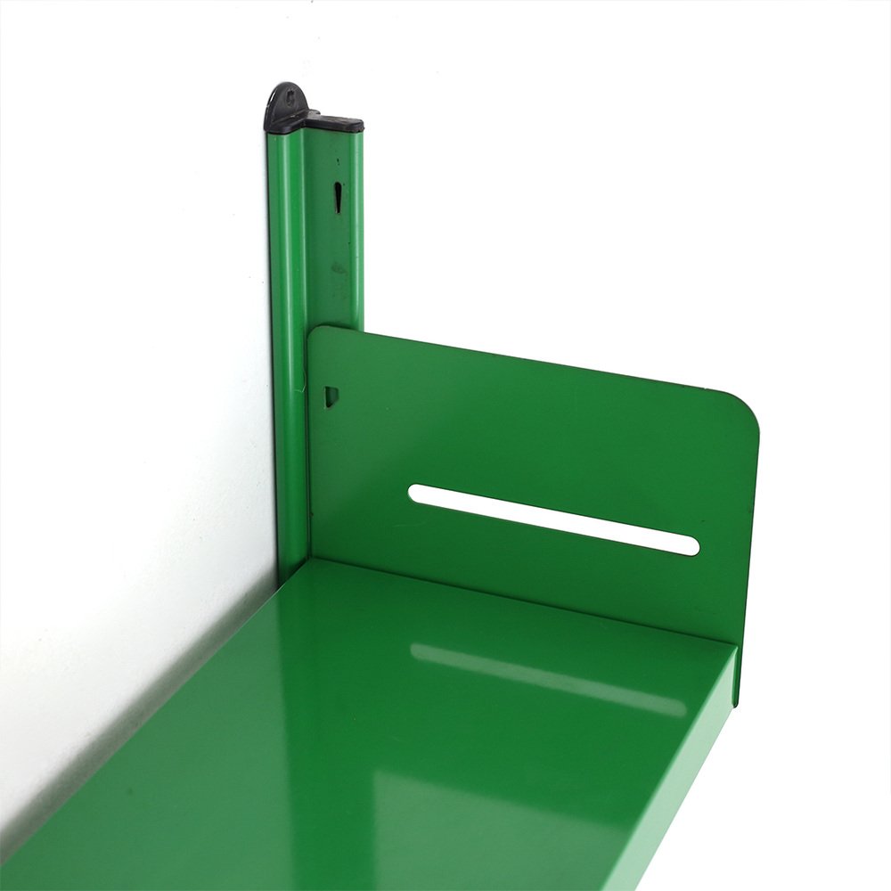 Grünes Metall Wandregal von Boccato, Gigante & Zambusi für Seccose, 1970er bei Pamono kaufen