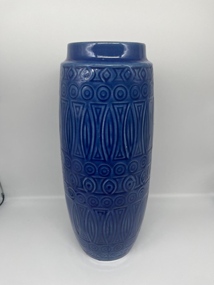 Large Blue Vase, 1960s for sale at Pamono
