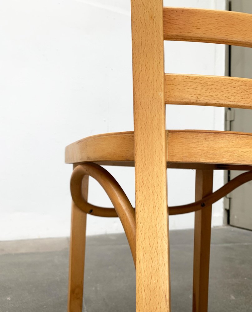 Mid-Century German Bentwood Chairs by ZPM Radomsko for Mobilair, 1950s ...