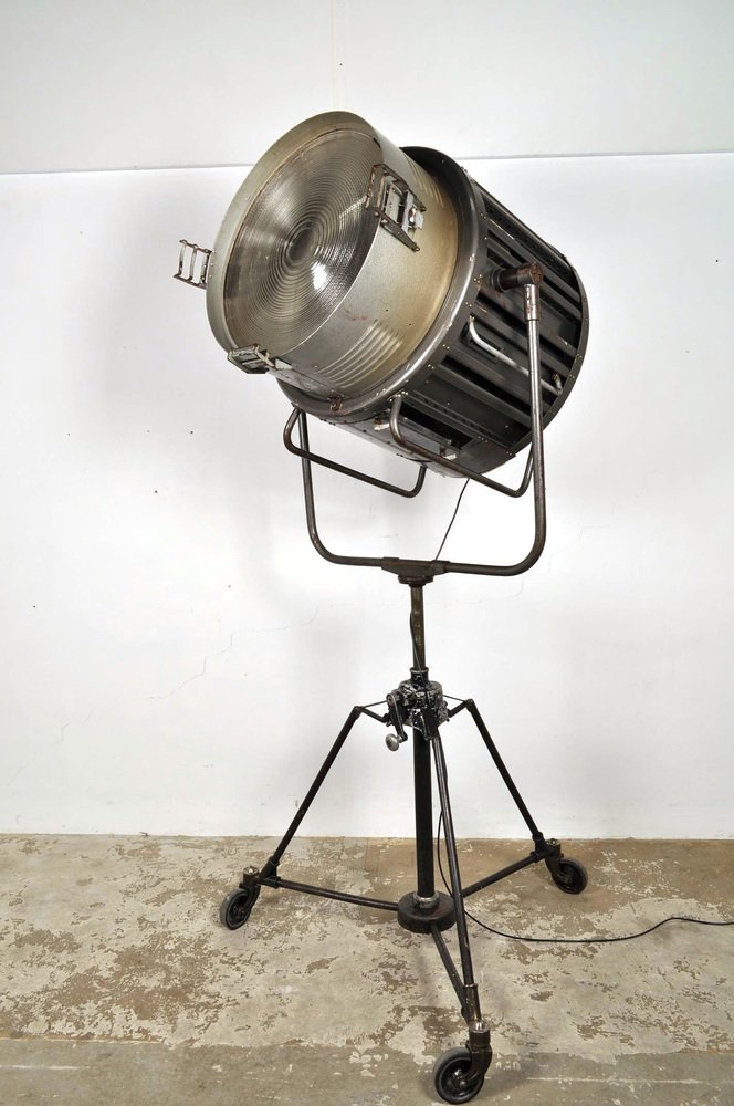 Large Theater Spotlight Floor Lamp, 1972 for sale at Pamono