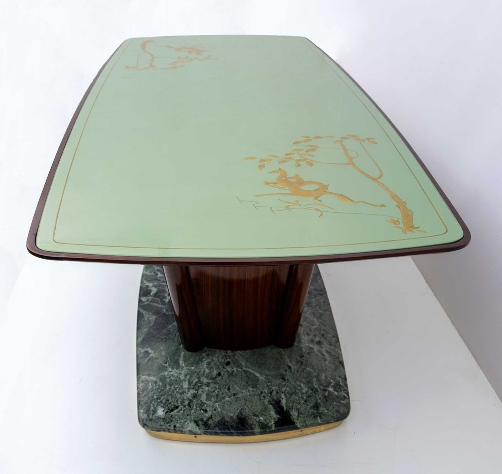 Mid-Century Modern Dinging Table by Vittorio Dassi attributed to Forzo ...