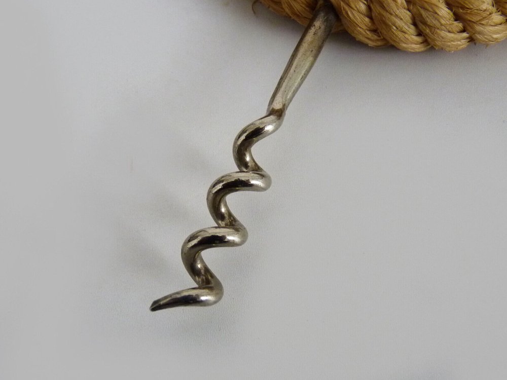 Mid-Century French Rope Corkscrew attributed to Adrien Audoux & Frida ...