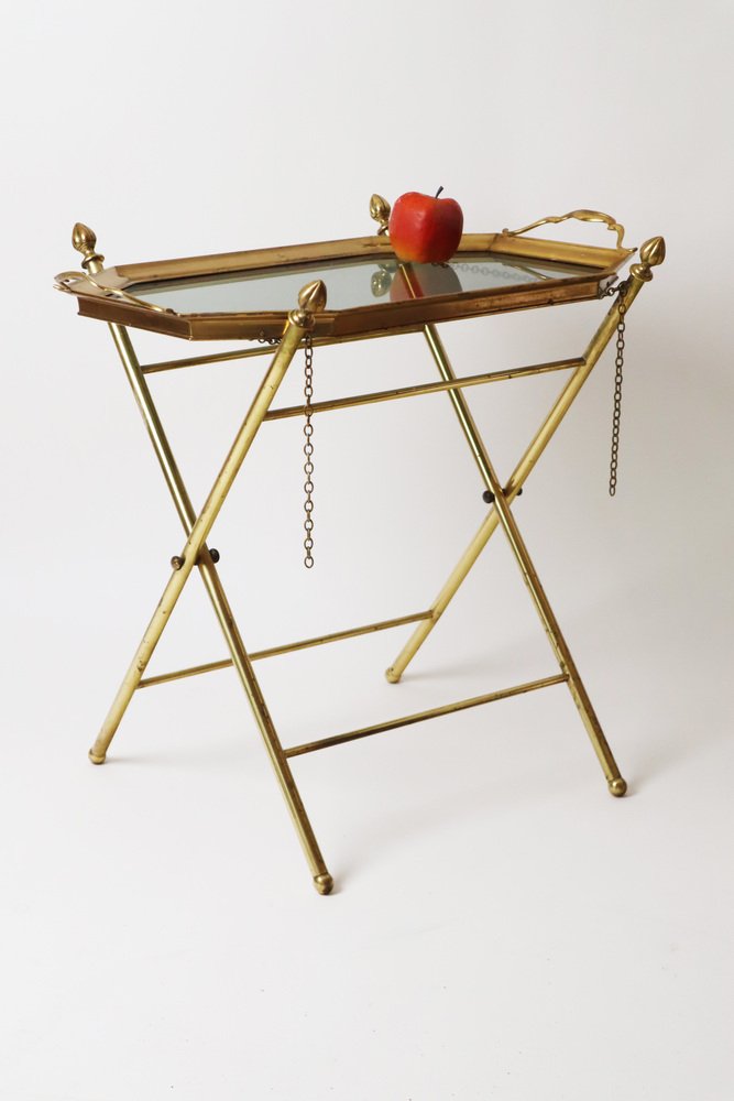 Rainy Brass Tablet Table attributed to Maison Bagues from Maison Baguès ...