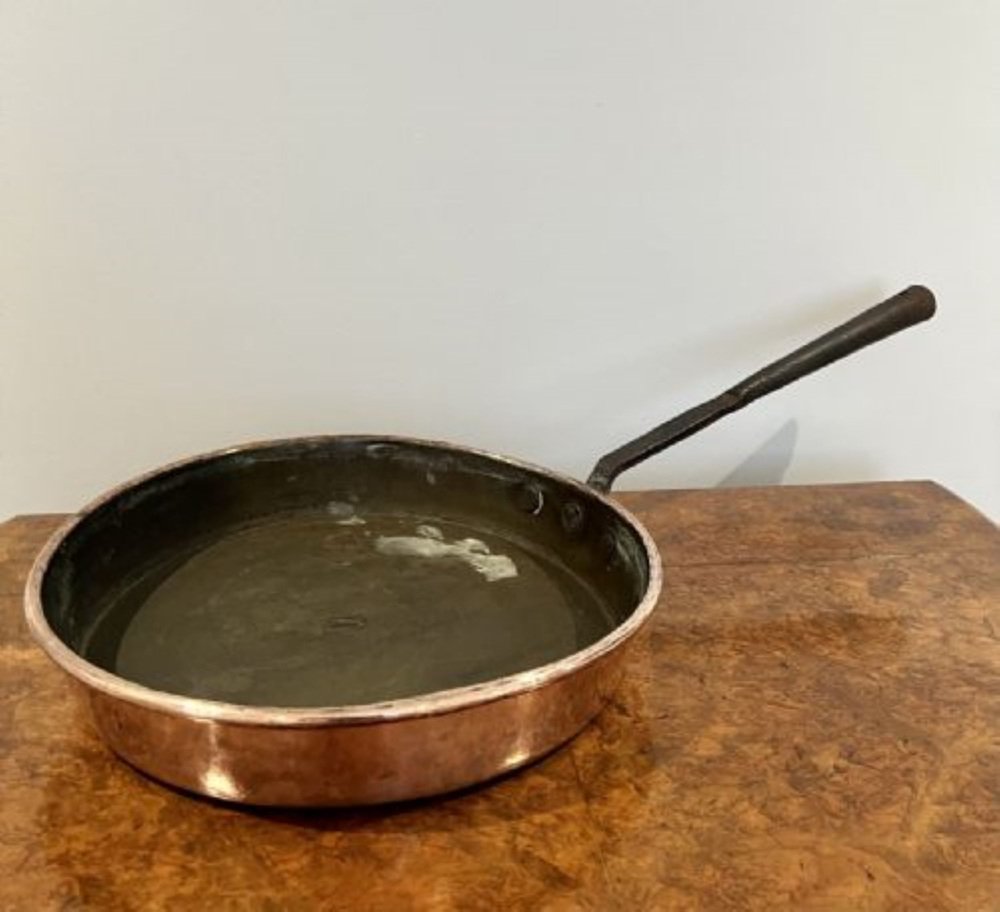 Large Victorian Copper Pan, 1860s for sale at Pamono