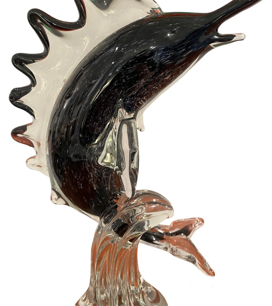 Murano Glass Swordfish, 1980s for sale at Pamono