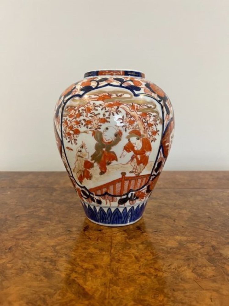 Japanese Imari Vases, 1900s, Set of 2 for sale at Pamono