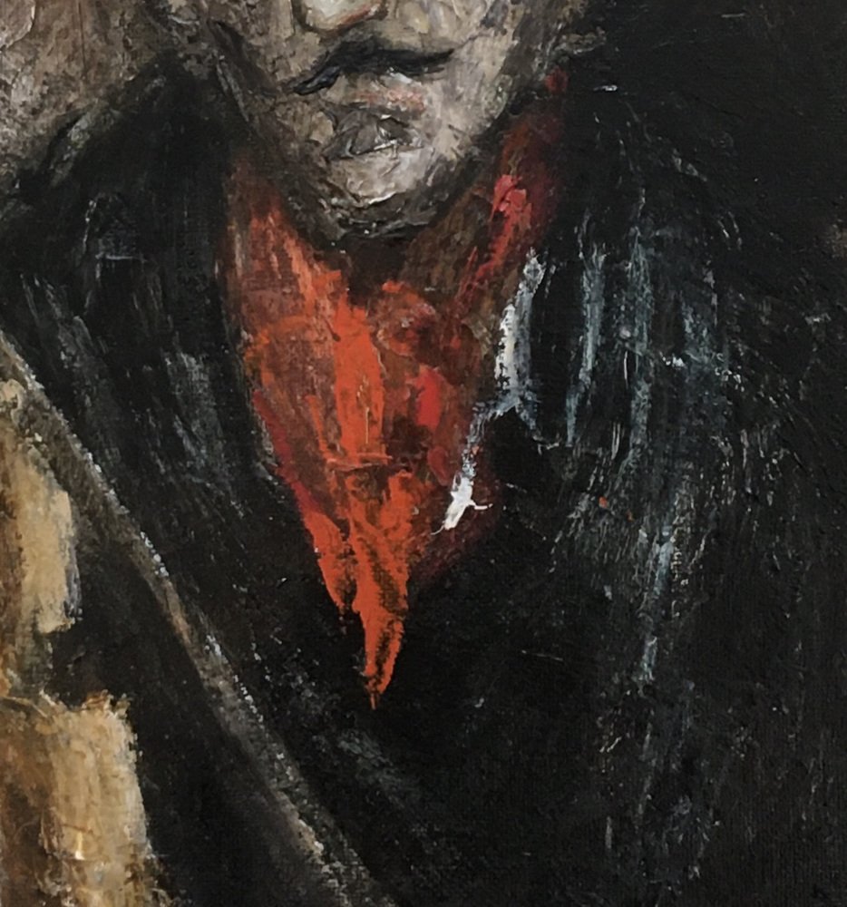 Zwy Milshtein, Le Violoniste, Oil on Wood, Framed for sale at Pamono