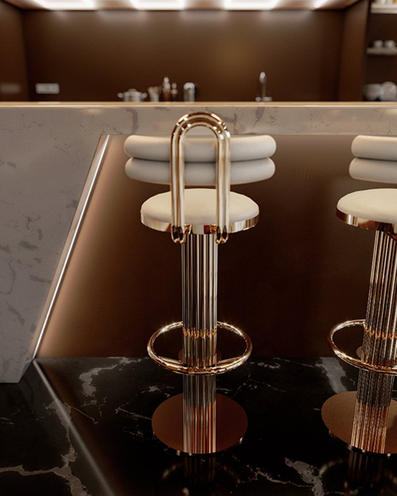 Kelly Demilune Bar Chair by Essential Home for sale at Pamono