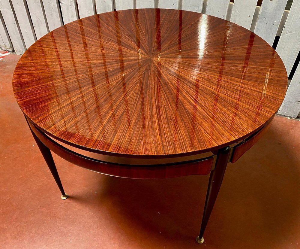 Round Table by Silvio Cavatorta, Italy, 1950s for sale at Pamono Round Table by Silvio Cavatorta, Italy, 1950s for sale at Pamono