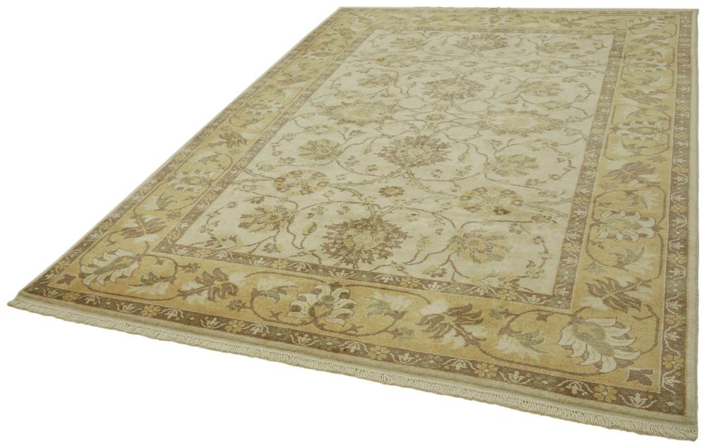 Beige Oushhak Rug, 2000s for sale at Pamono