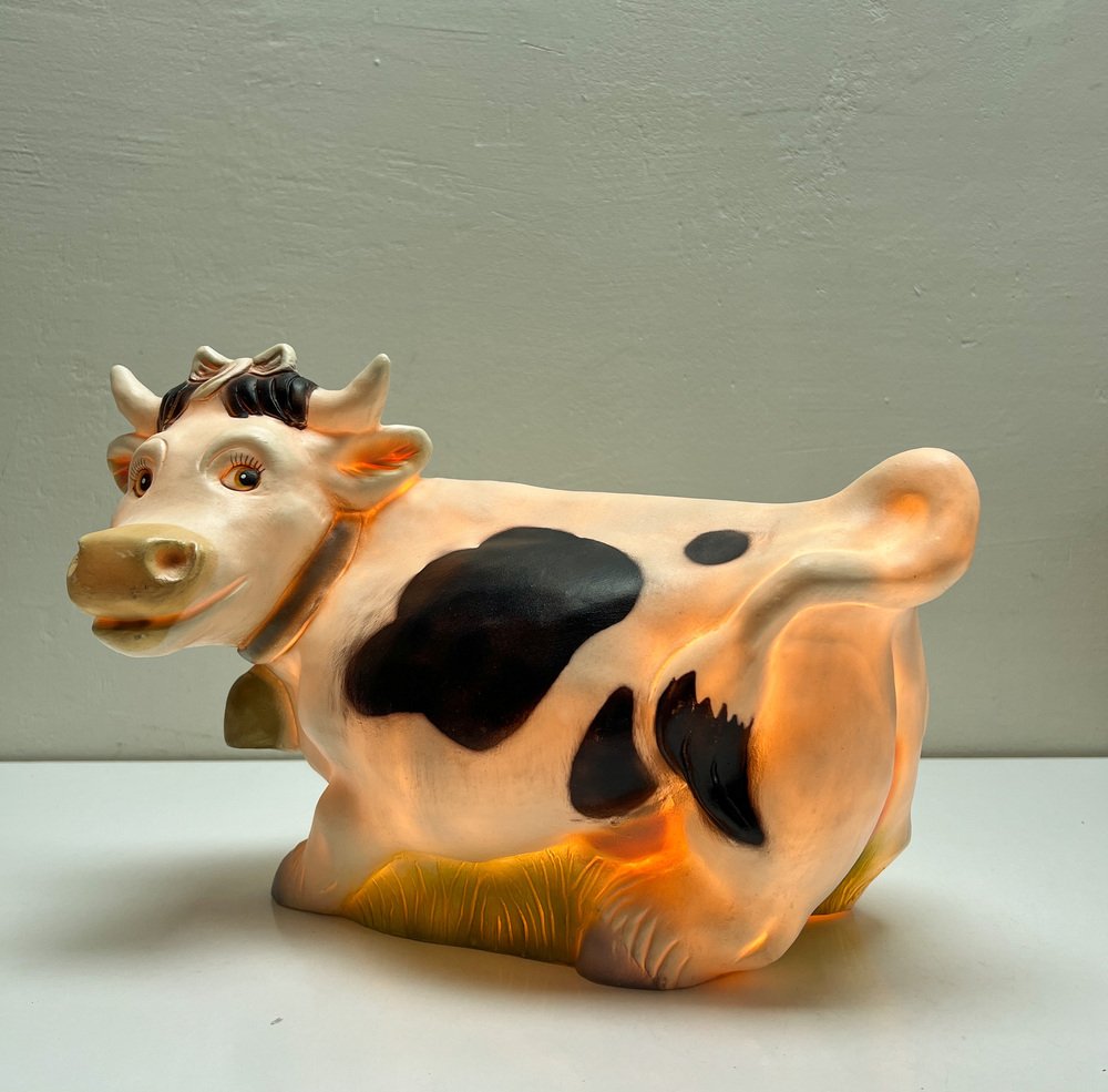 Cow Table Lamp from Heico, 1970s for sale at Pamono