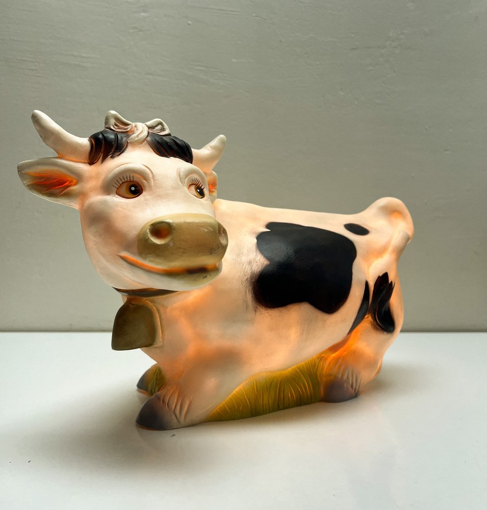 Cow Table Lamp from Heico, 1970s for sale at Pamono