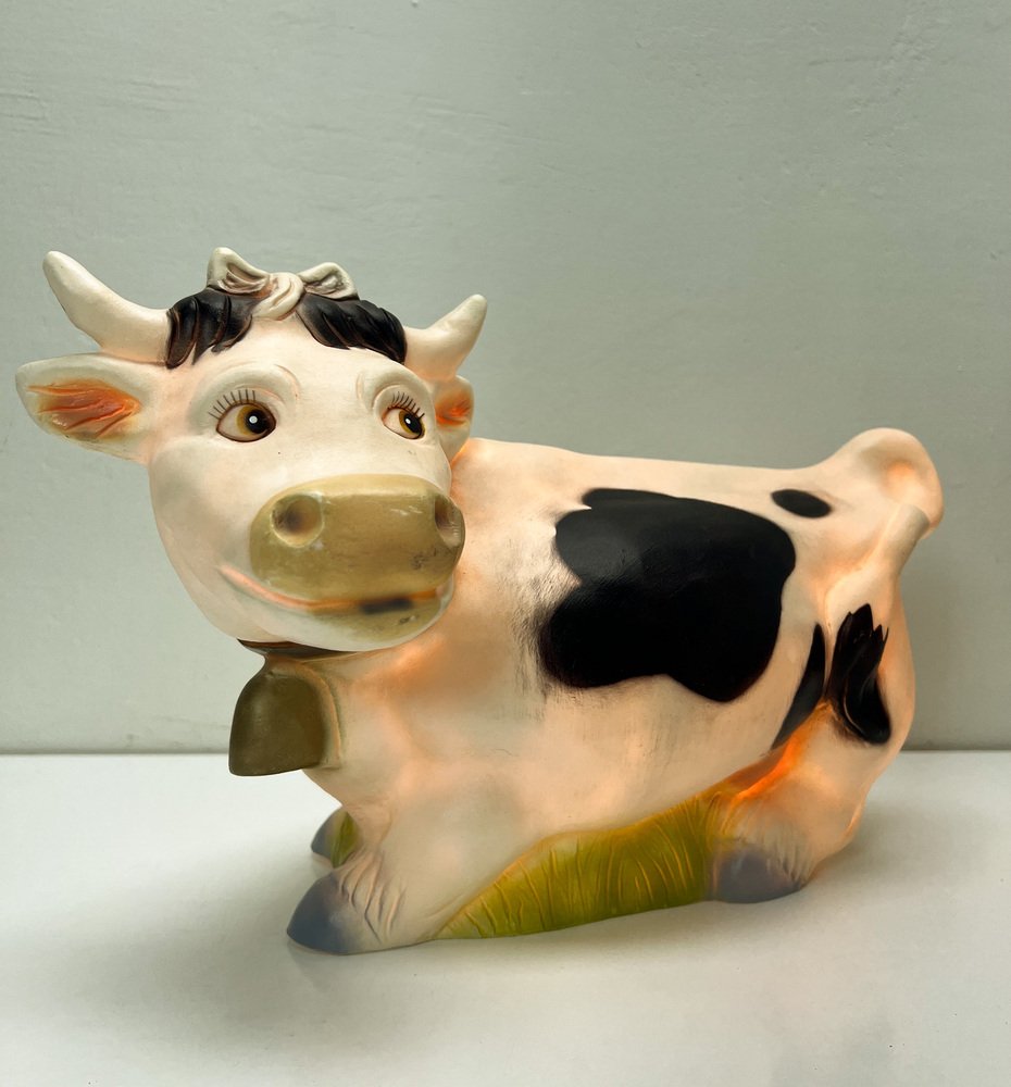 Cow Table Lamp from Heico, 1970s for sale at Pamono