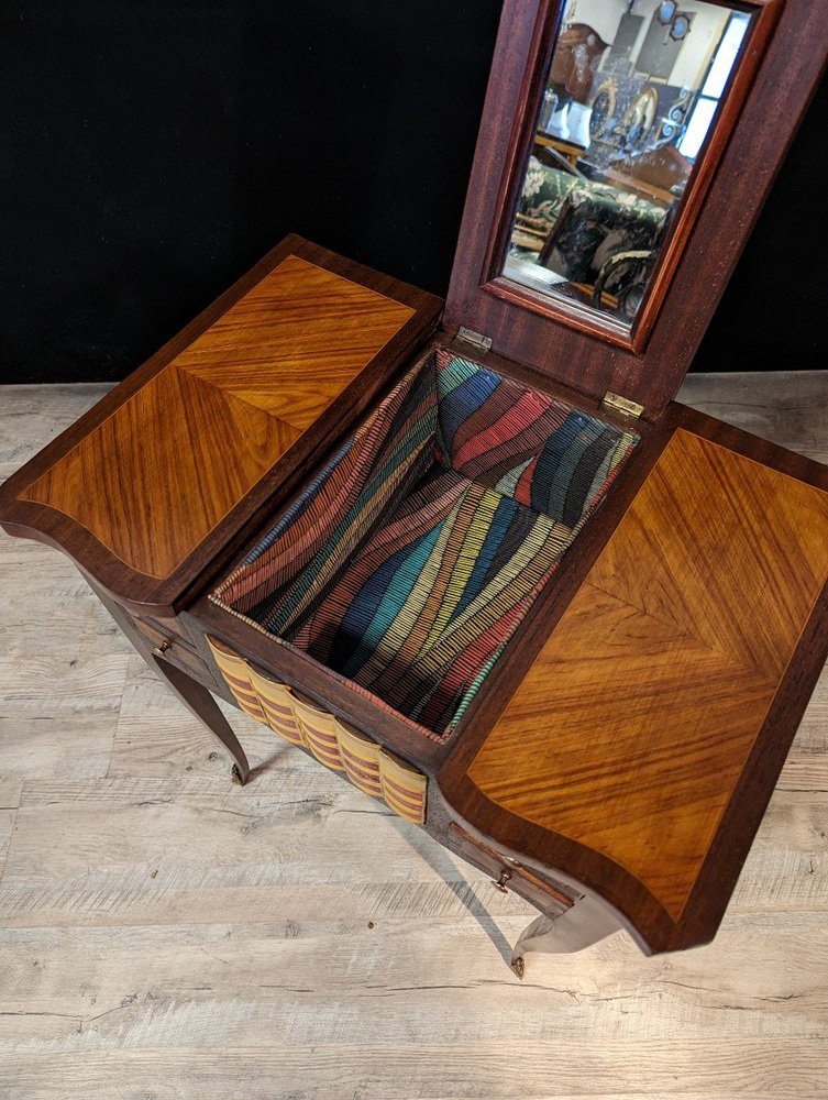 Little Louis XV Dressing Table in Marquetry for sale at Pamono