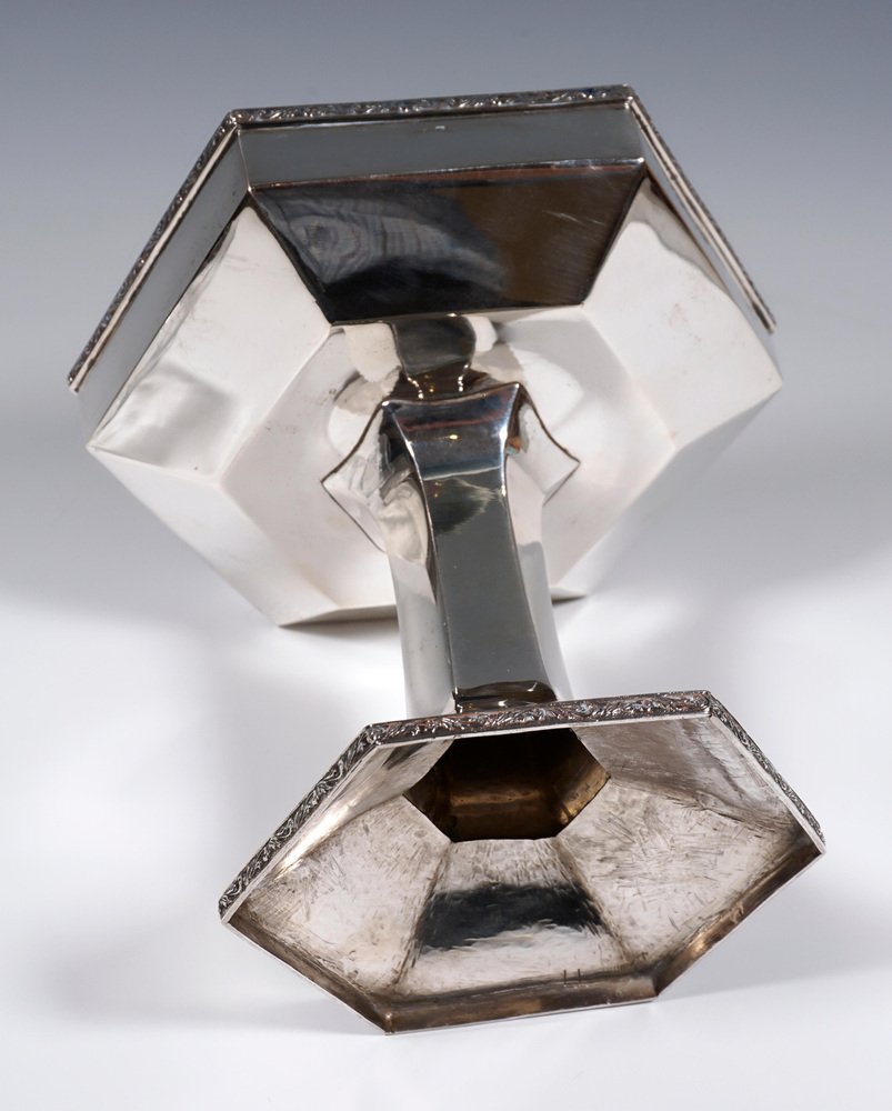 Art Nouveau Silver Centerpiece by Viennese Master, 1900s for sale at Pamono