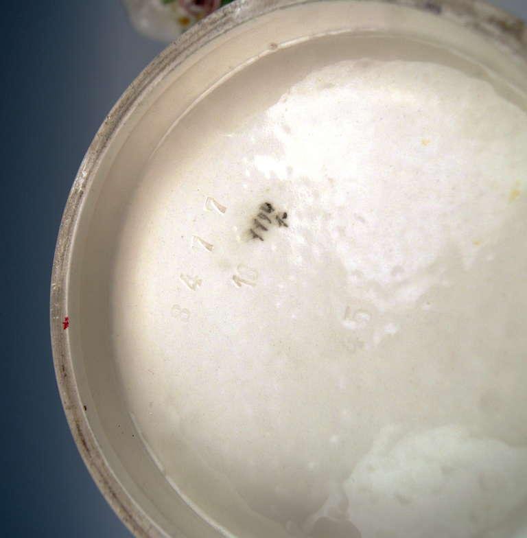 Jugendstil Engel Figur auf Schalendeckel von Carl Klimt, 1910er bei ...