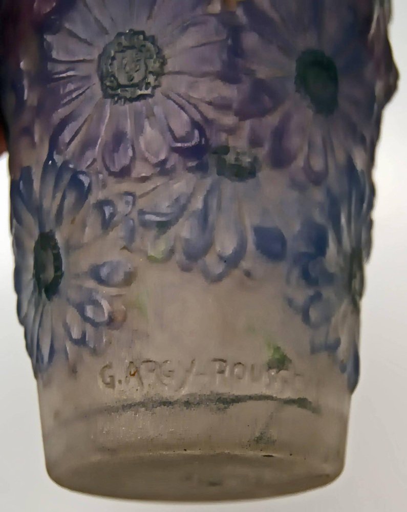 Art Deco Vase with Marigolds attributed to Gabriel Argy-Rousseau ...