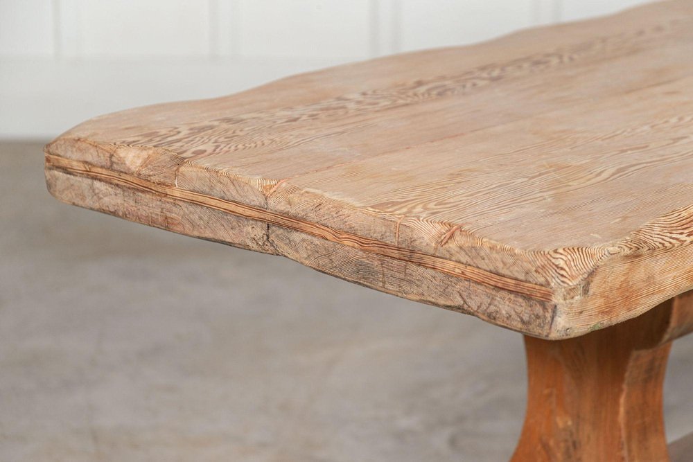 Monumental Scottish Pine Refectory Table, 1880 for sale at Pamono