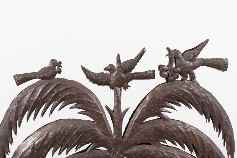 Mid-Century Wrought Metal Palm Tree by Atelier Marolles for sale at Pamono