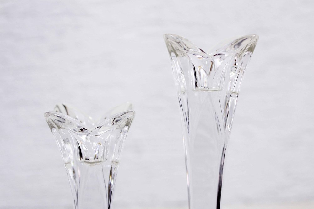 Candlesticks in Crystal from Nachtmann, 1970, Set of 2 for sale at Pamono