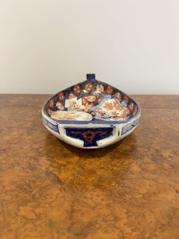 Japanese Imari Boat Shaped Dish, 1900s for sale at Pamono
