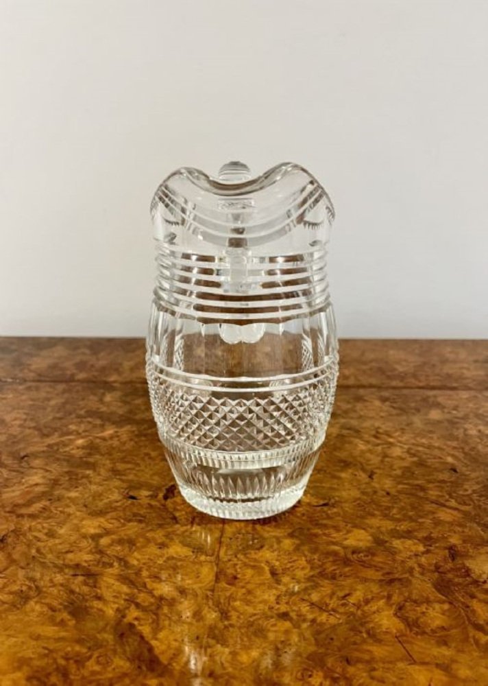 Victorian Cut Glass Water Jug, 1850s for sale at Pamono